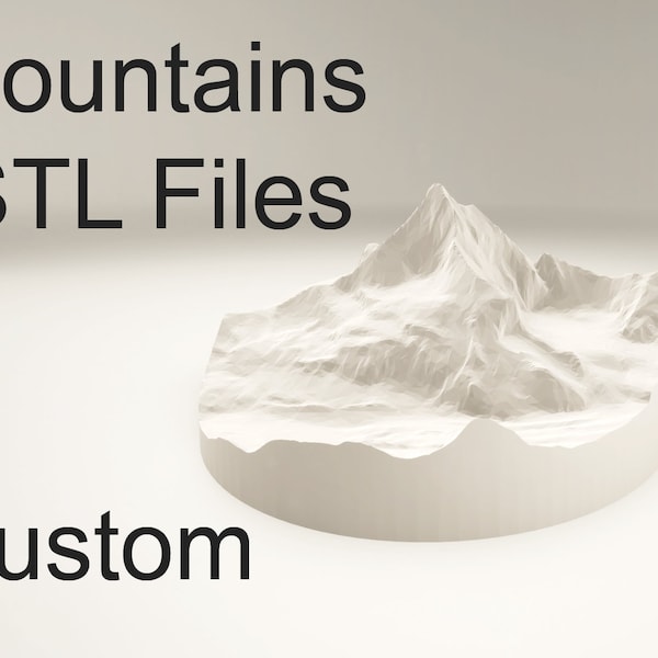 Mountain Stl Files - Etsy