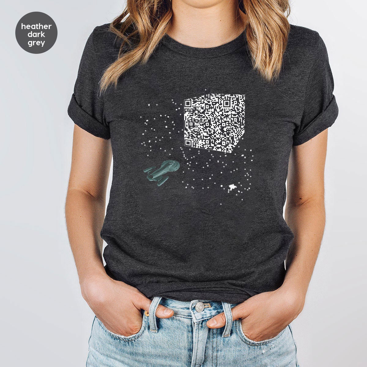 Star Wars Digital T-shirt Png, Star Trek We Are the Borg QR Code Png - Etsy