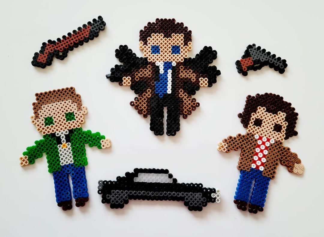 Supernatural Pixel Art Magnet Set - Etsy
