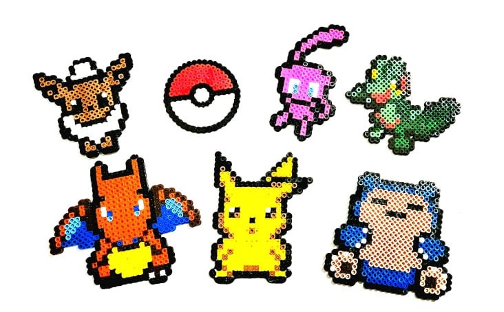 Pokémon Pixel Art Magnet Set - Etsy