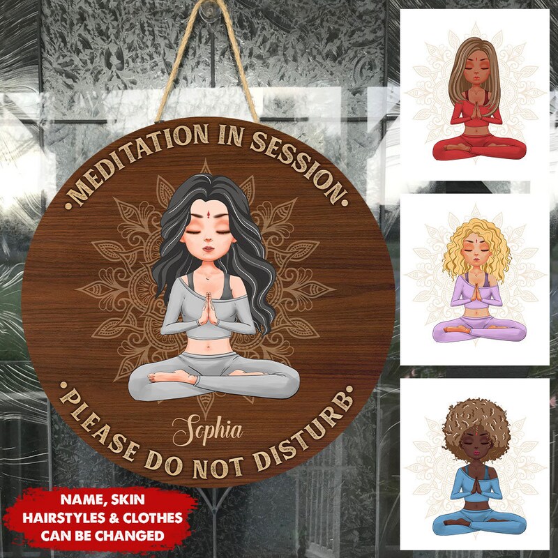 Meditation Sign - Etsy
