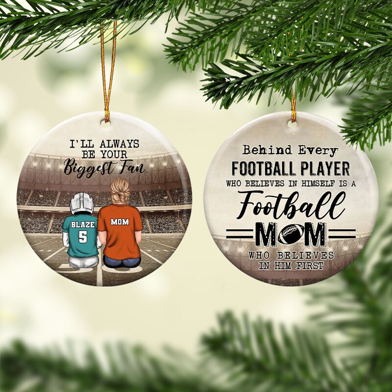 Football Christmas Ornament - Etsy