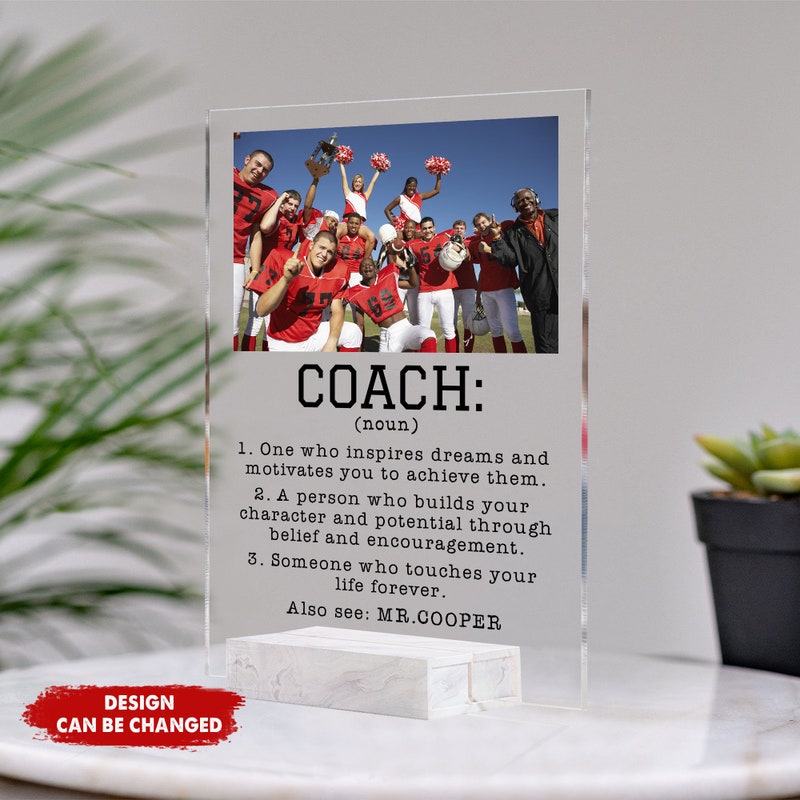Acrylic Coaches Plaque - Etsy