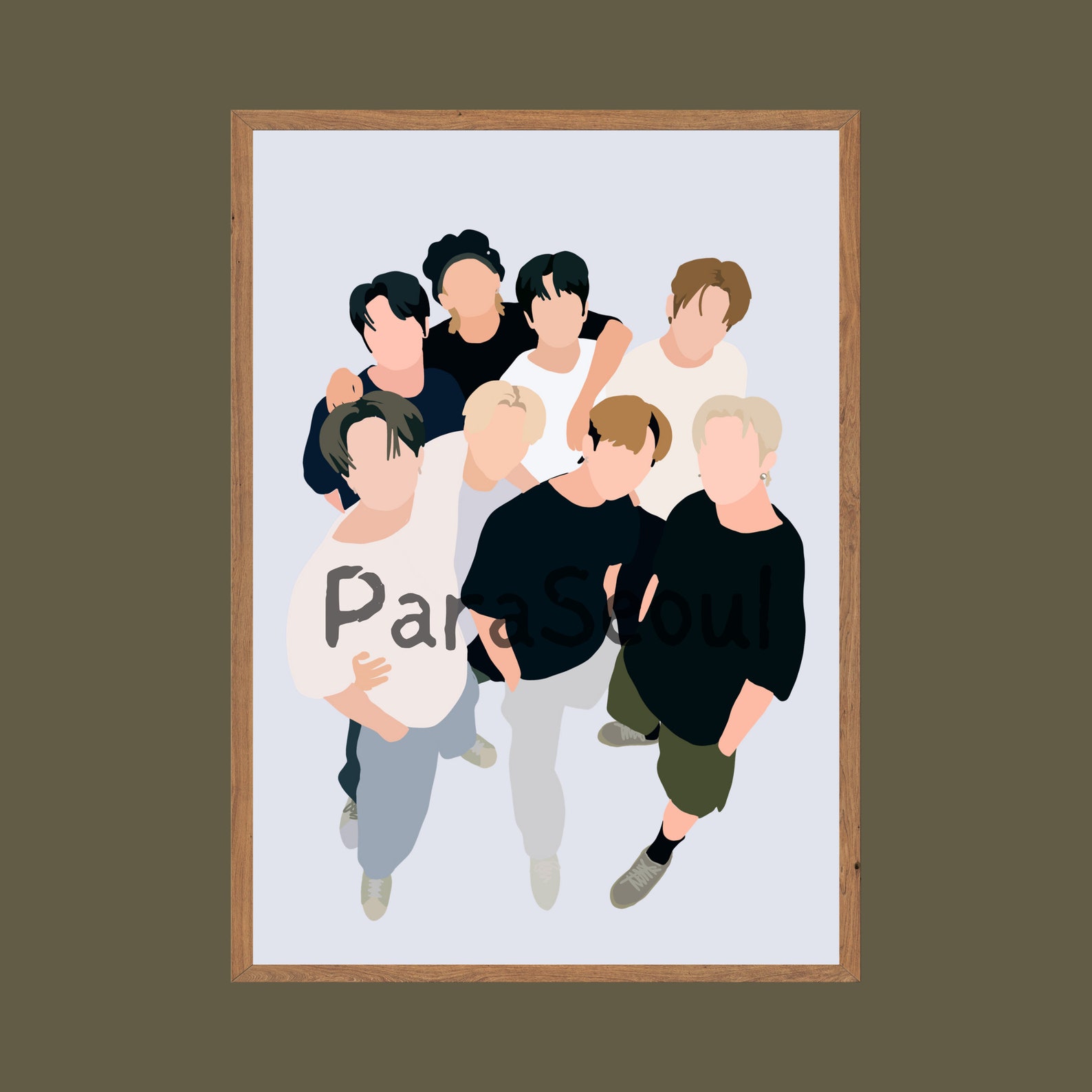 Stray Kids Printable Art Straykids Wall Art Stays Gift OT8 - Etsy