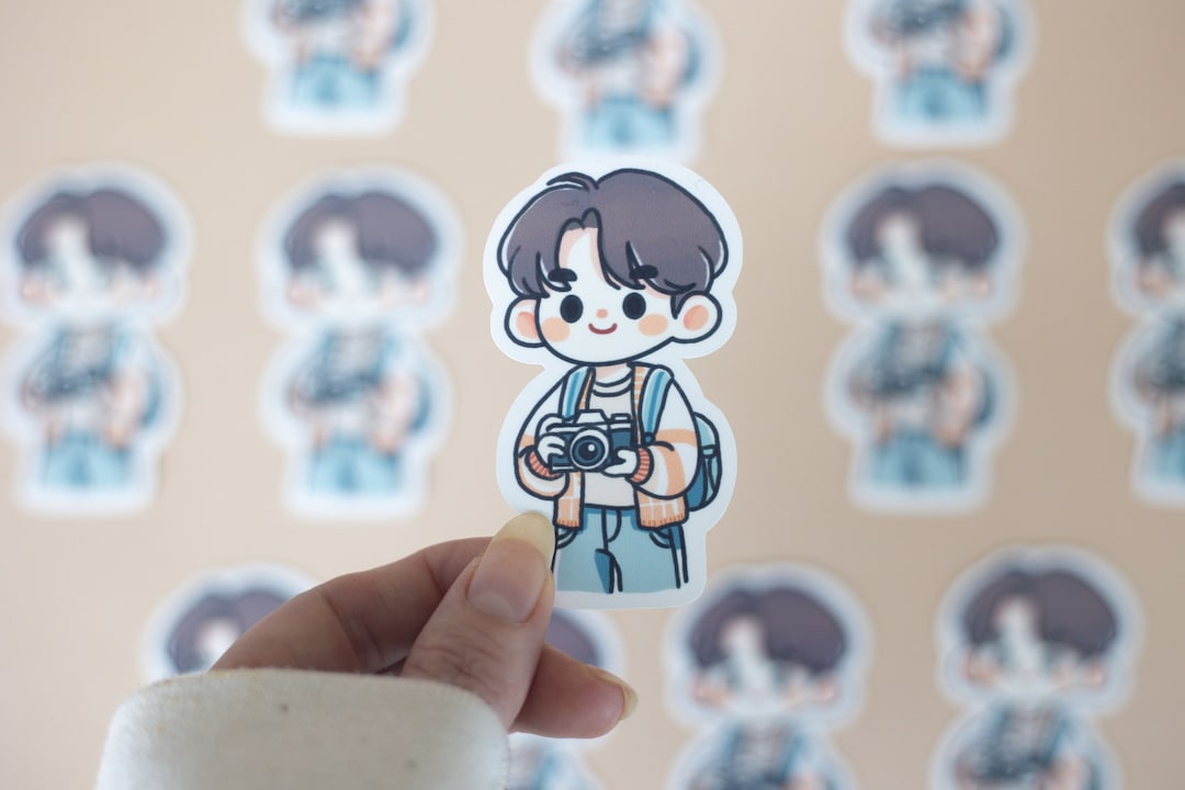 Cute Korean Sticker, Korea Tourist Sticker, Photographer Sticker, South ...