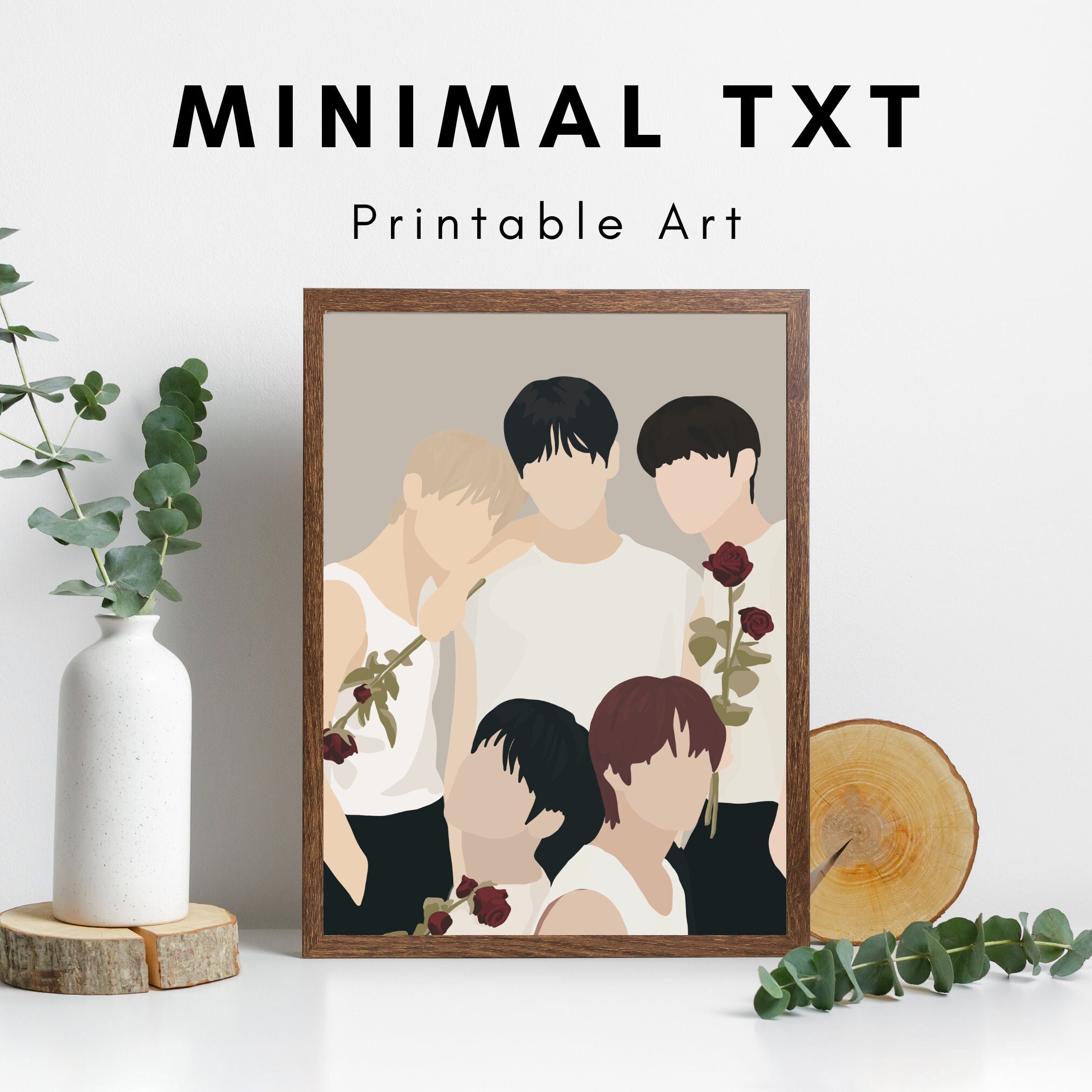 TXT Minimal Art, Tomorrow X Together Poster, TXT Downloadable Print ...
