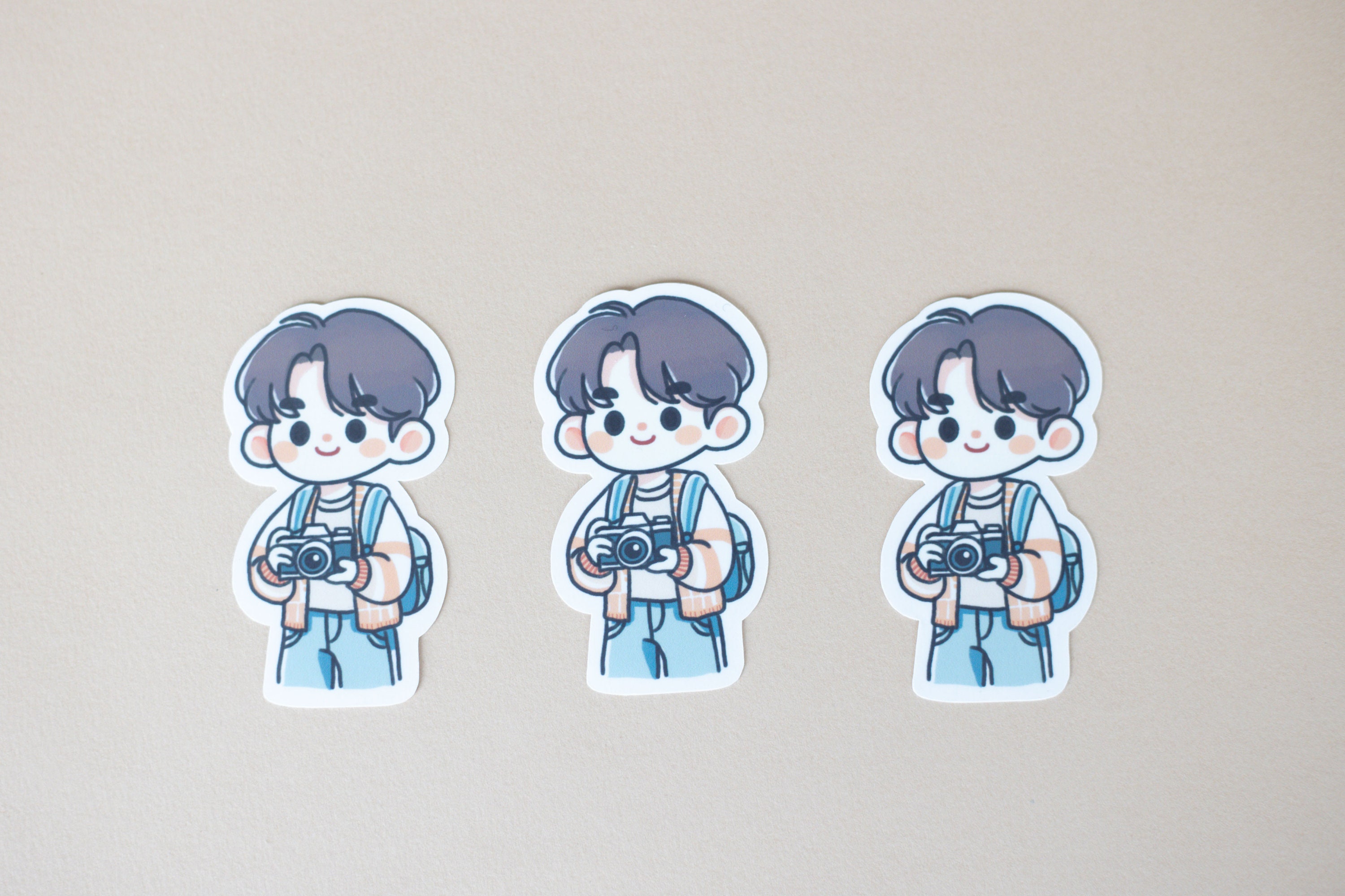 Cute Korean Sticker, Korea Tourist Sticker, Photographer Sticker, South ...