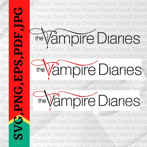 Vampire Diares Svg - Etsy