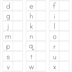 Letter Copying, Preschool Letter Writing Activity, Home School ...