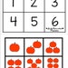 Pumpkin Count, Cut & Glue 1-6, Preschool Math Printable, Home School ...