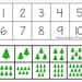Christmas Tree Count, Cut & Glue 1-10, Preschool Math Printable ...