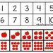 Apple Count, Cut & Glue 1-10, Preschool Math Game, Preschool Math ...