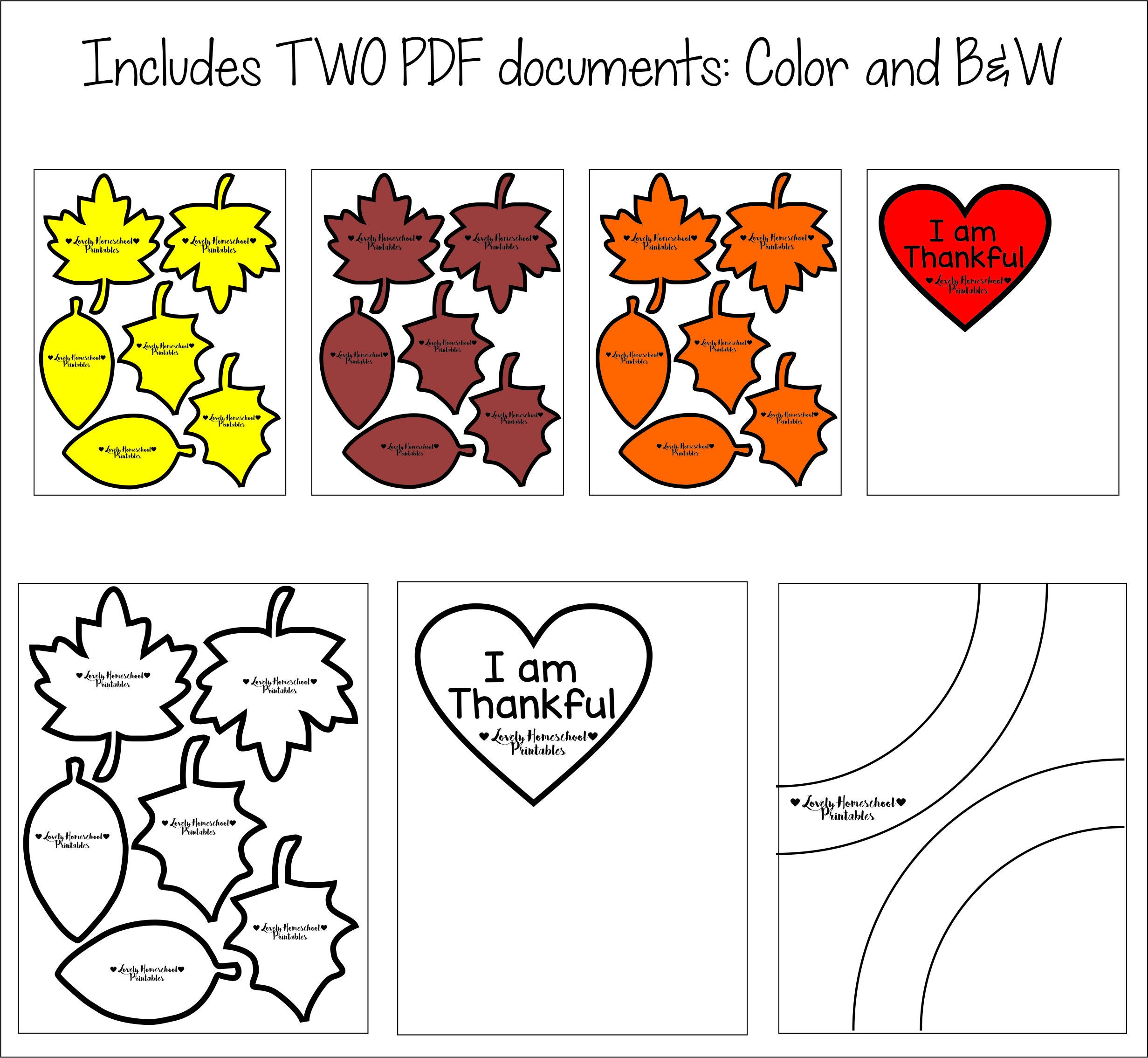 Thanksgiving Wreath Printable for Kids, Thankful Wreath, Thanksgiving ...