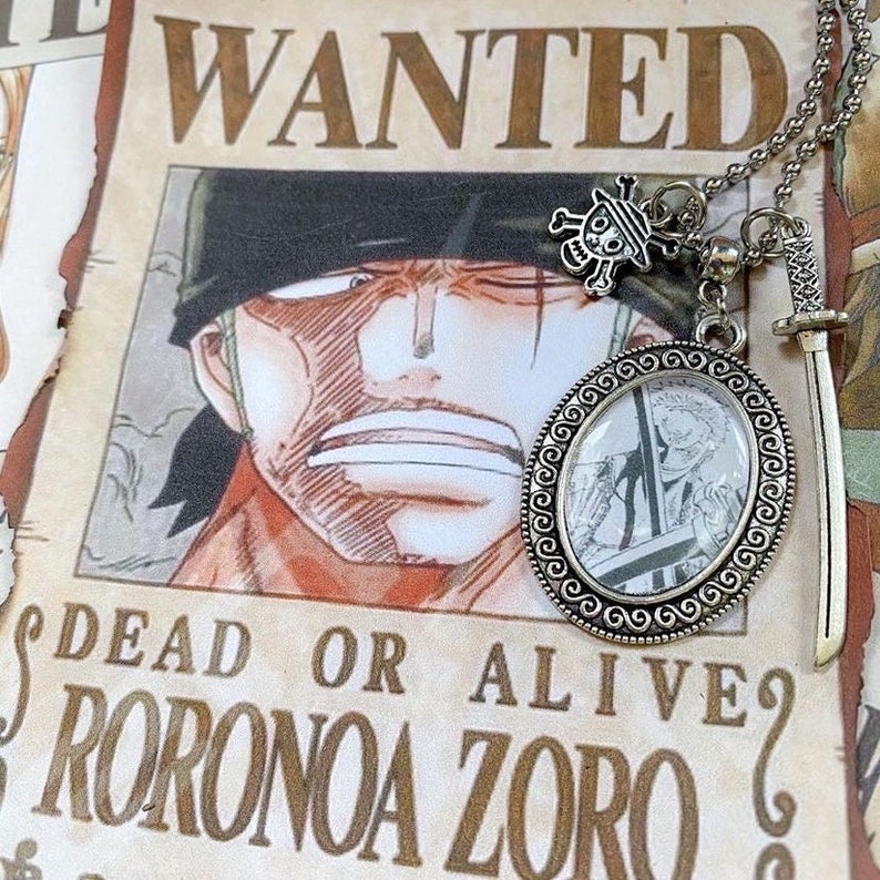 Collier une pièce / Luffy Nico Robin Zoro Nami Sanji / vintage ...