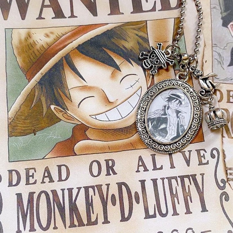 Collier une pièce / Luffy Nico Robin Zoro Nami Sanji / vintage ...