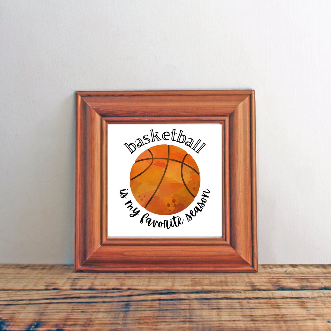 Basketball Wall Decor, Printable Art, Sports Wall Art, DIY Nursery ...