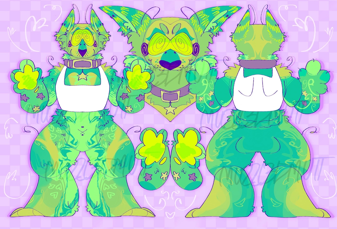 Alien Fursona Adopt Furry OC - Etsy