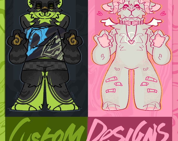 Custom Furry Character Base Designs - Etsy