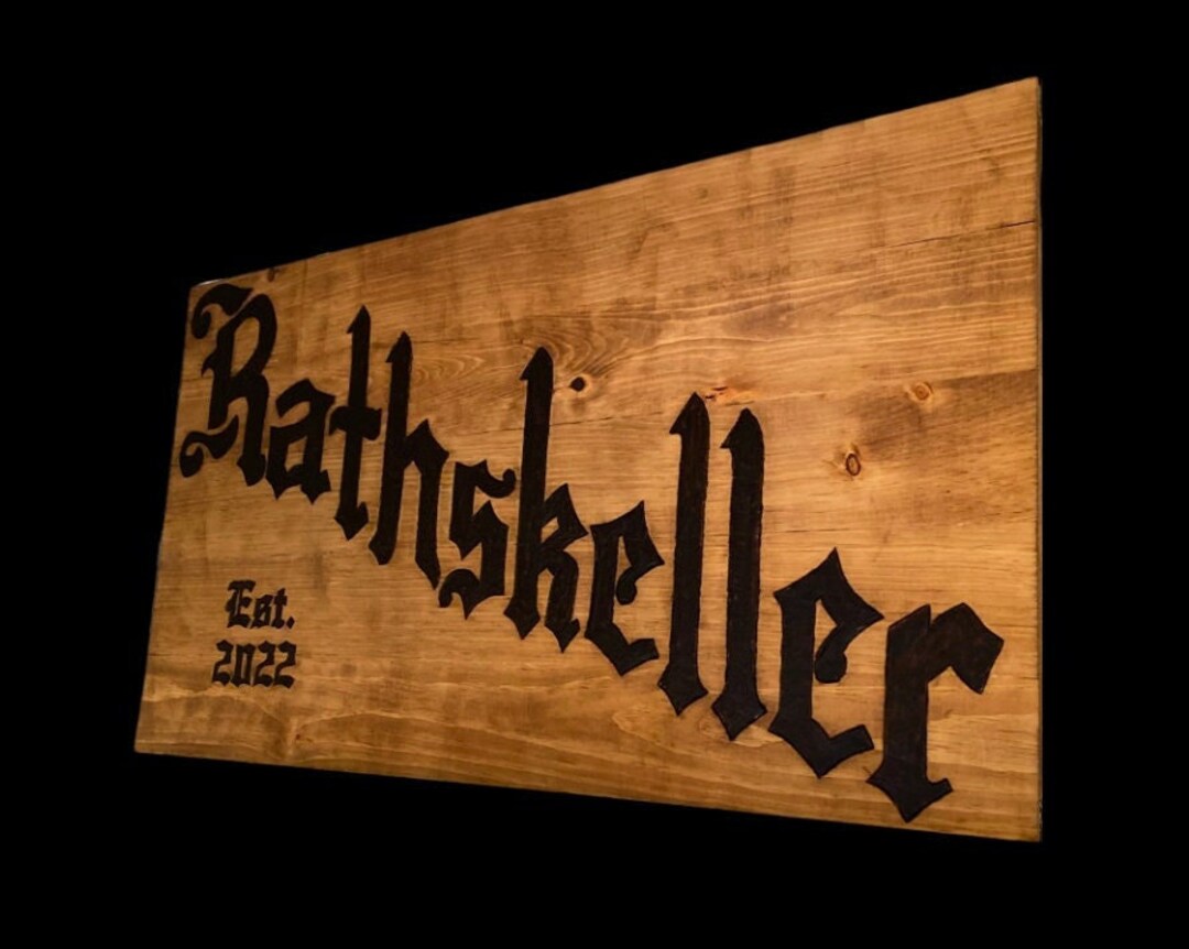 Mancave Sign Rathskeller - Etsy