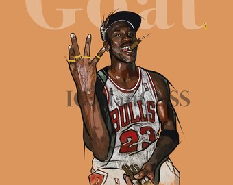 Michael Jordan Goat Svg - Etsy