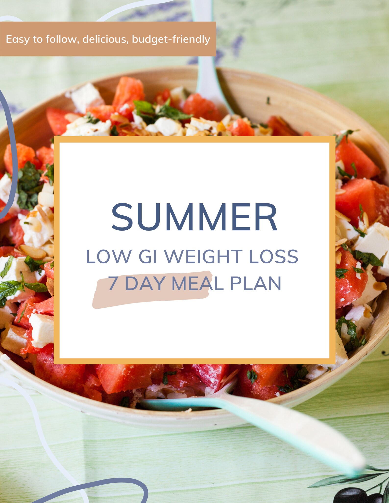 Summer Meal Plan - Etsy