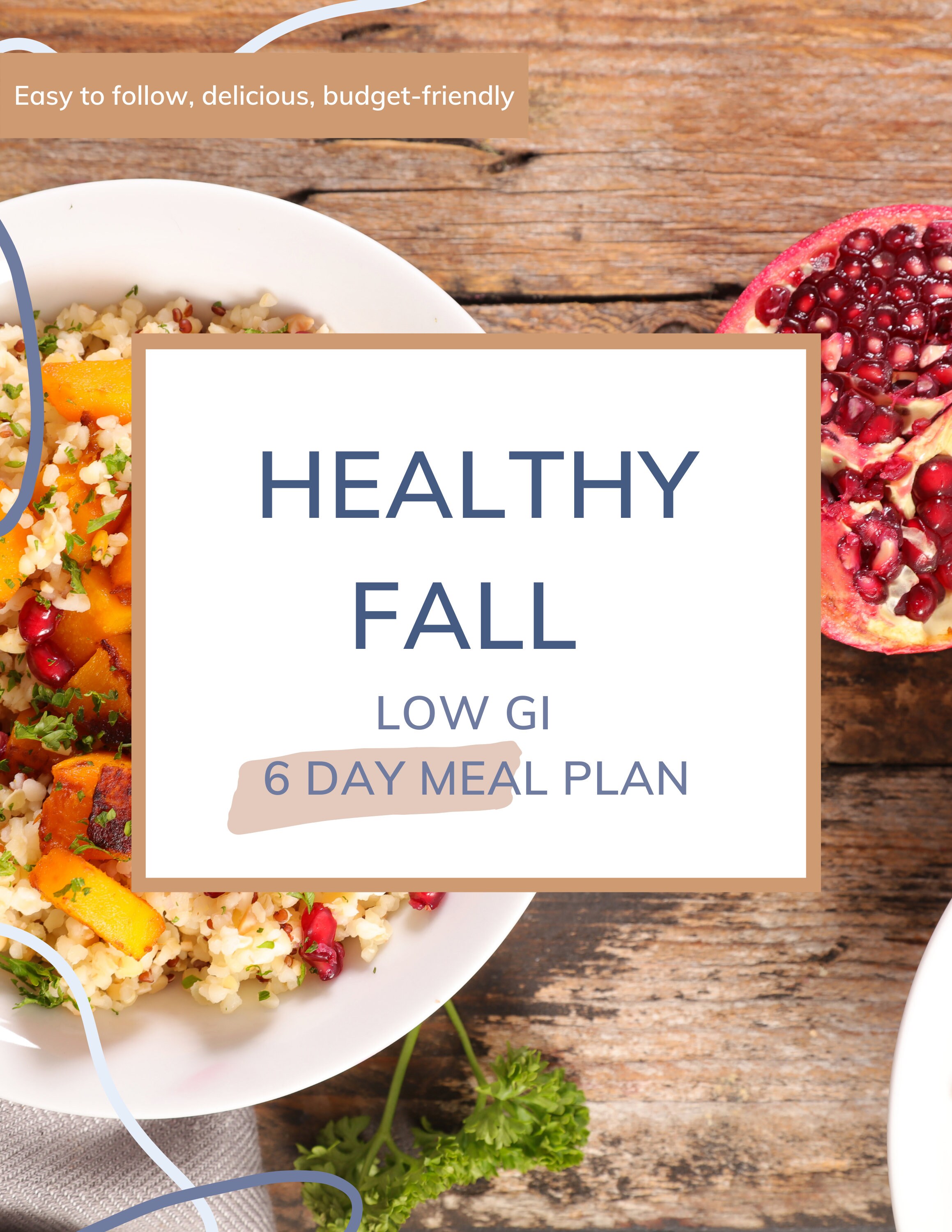 Fall Meal Plan - Etsy