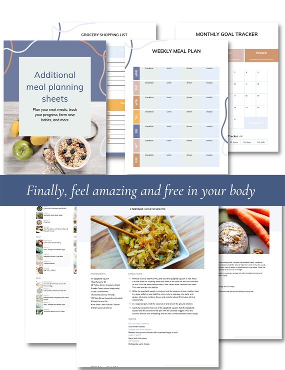 7-day Weight Loss Meal Plan - Etsy