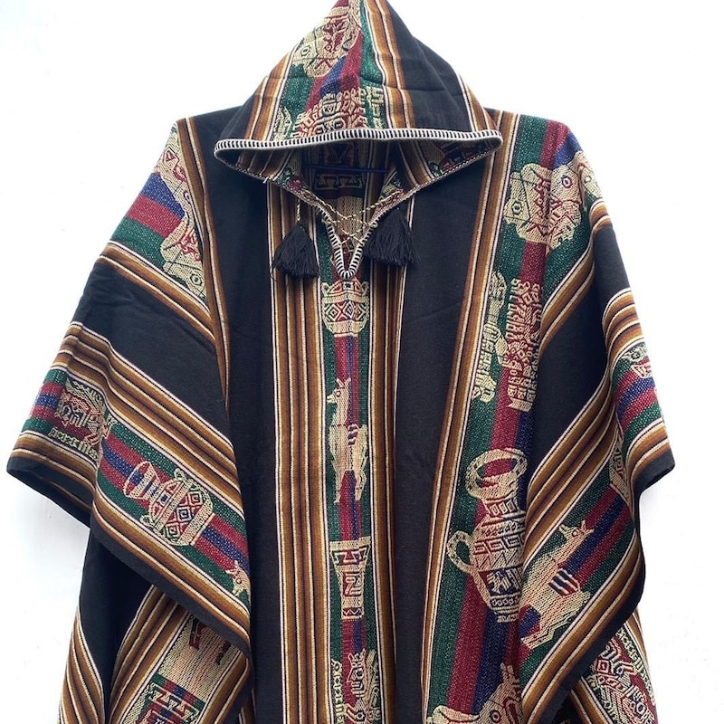 Poncho peruano - Etsy España