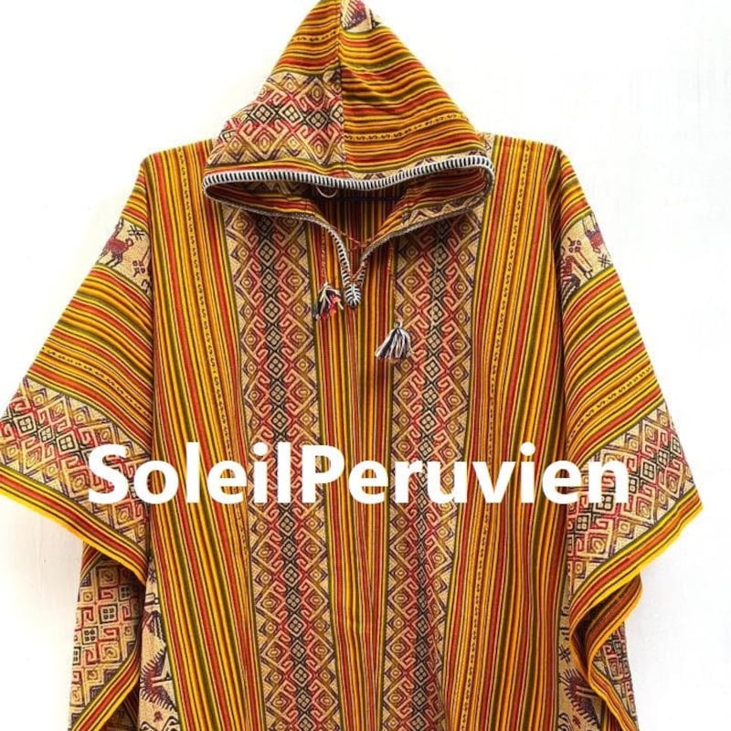 Peruvian Poncho - Etsy