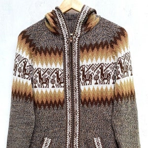 Blue Alpaca Sweater Peruvian Sweater Unisex Sweater Peruvian Alpaca ...