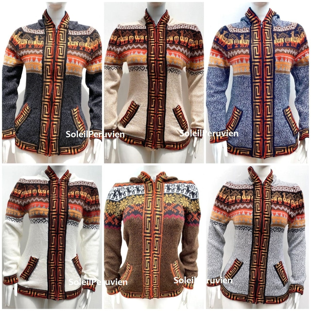 Alpaca Sweater Peruvian Sweater Woman Sweater Peruvian Alpaca Sweater ...