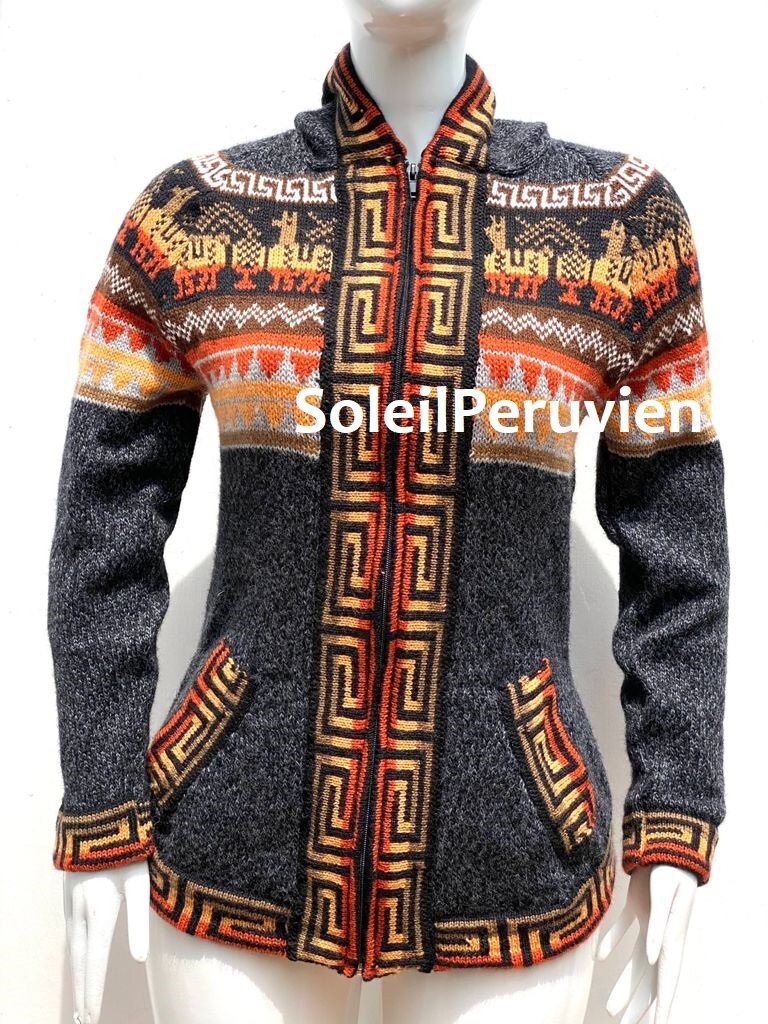 Alpaca Sweater Peruvian Sweater Woman Sweater Peruvian Alpaca Sweater ...
