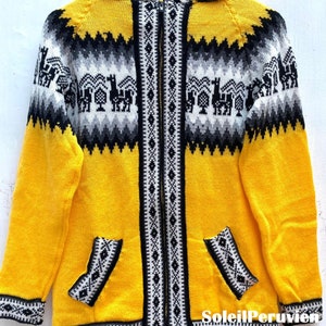Blue Alpaca Sweater Peruvian Sweater Unisex Sweater Peruvian Alpaca Sweater Peruvian Jacket Peru ...