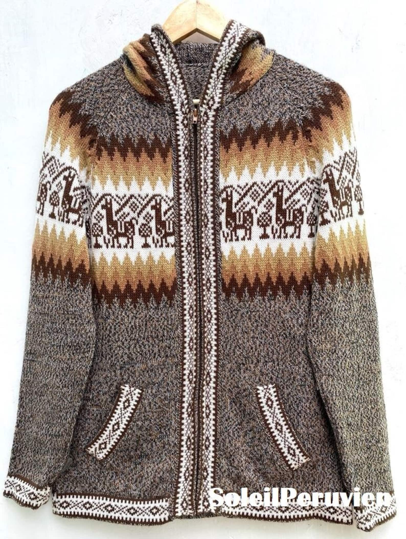 Blue Alpaca Sweater Peruvian Sweater Unisex Sweater Peruvian Alpaca ...