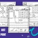 Arabic Middle of the Word Letters Tracing and Writing Worksheet| الحروف ...