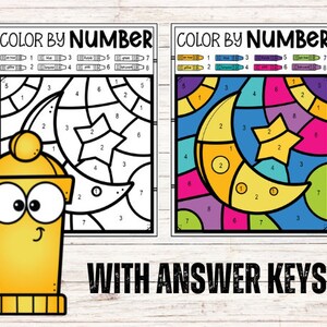 Ramadan Color by Number Worksheets, Ramadan Activities, Ramadan ...