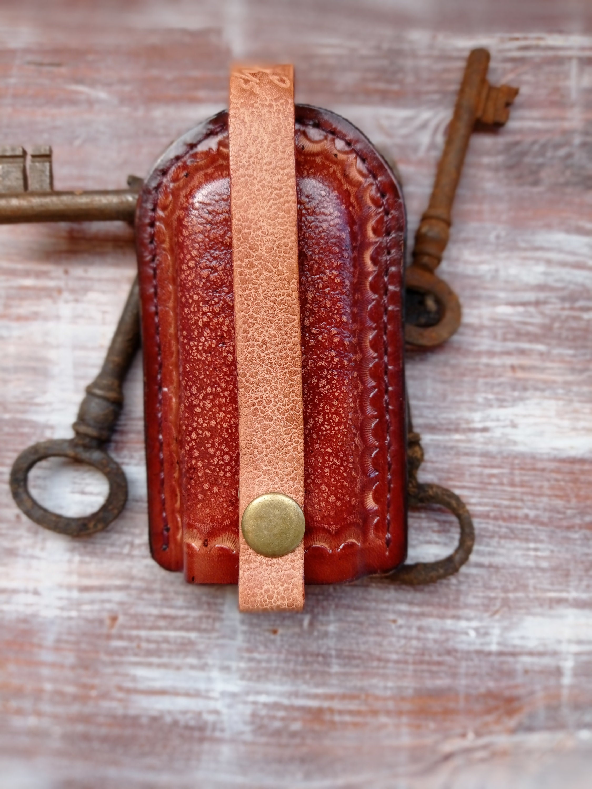 Leather Case for Keys. Leather. Case for Keys. Handmade. - Etsy