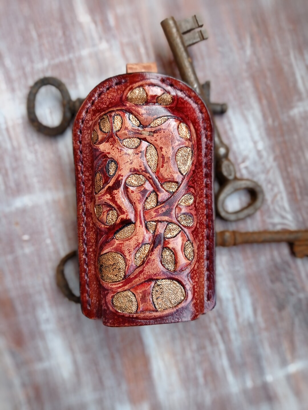 Leather Case for Keys. Leather. Case for Keys. Handmade. - Etsy