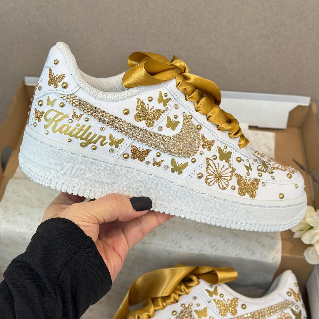 Custom Bling White Sneakers – Quinceañera Shoes Sweet 15 - Etsy