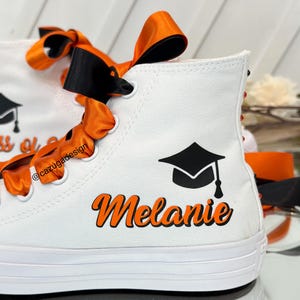 Graduation Sneakers Casual Trainers Personalized, Custom Class of Shoes ...
