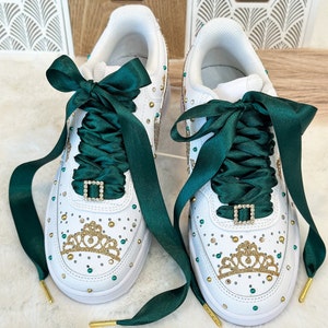 Custom Bling White Sneakers – Quinceañera Shoes Sweet 15 - Etsy