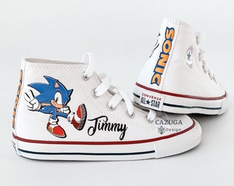 Kids Sonic Shoes | Etsy