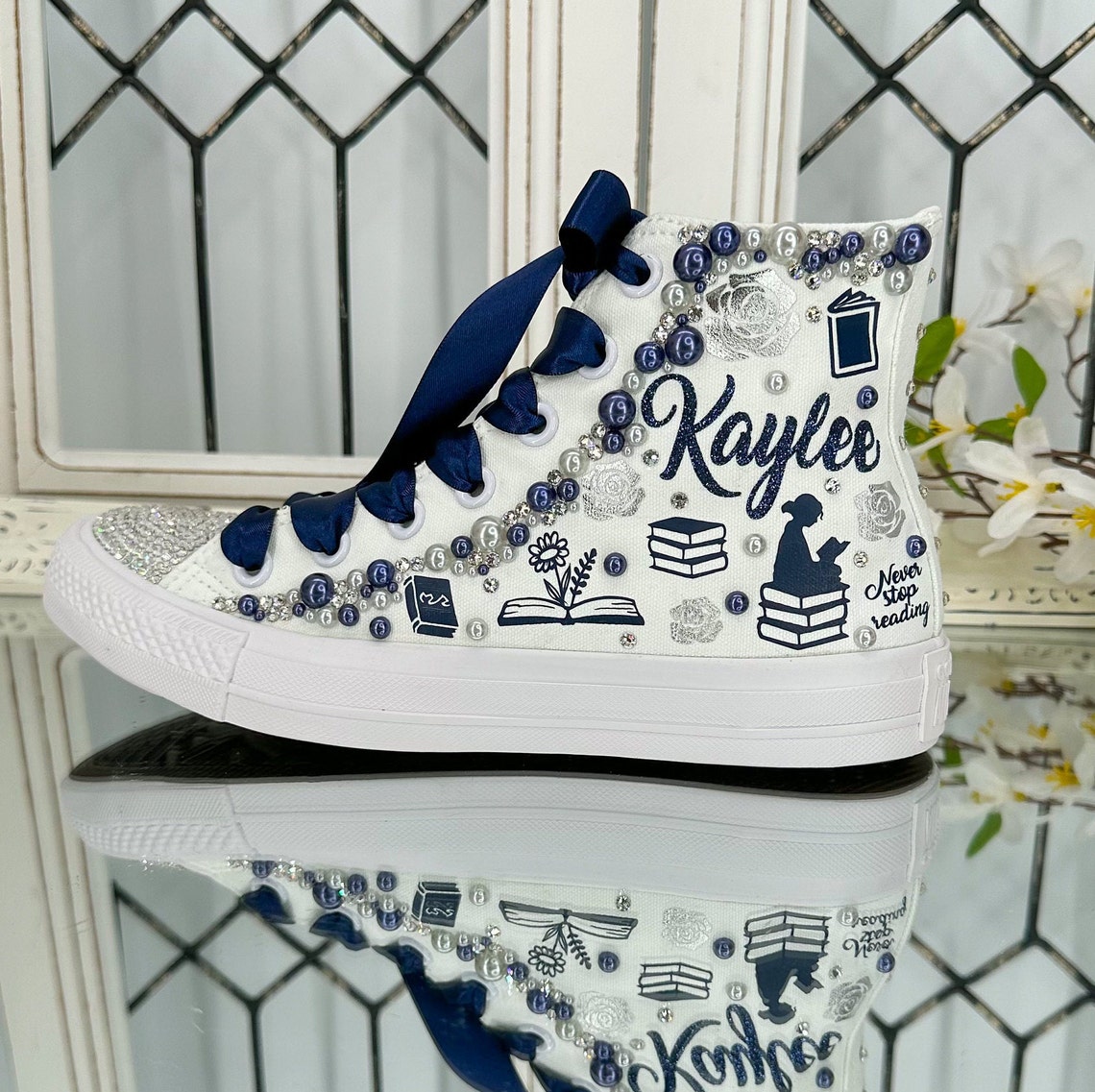 Personalized Quinceañera Converse Shoes: Sweet 15 Birthday Sneakers - Etsy