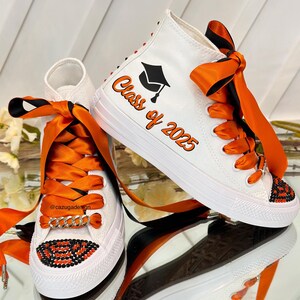 Graduation Sneakers Casual Trainers Personalized, Custom Class of Shoes ...