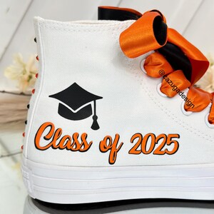 Graduation Sneakers Casual Trainers Personalized, Custom Class of Shoes ...