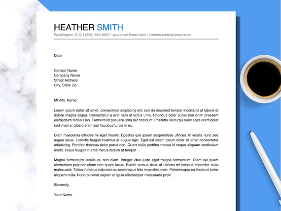 Professional Business Letter Format Template