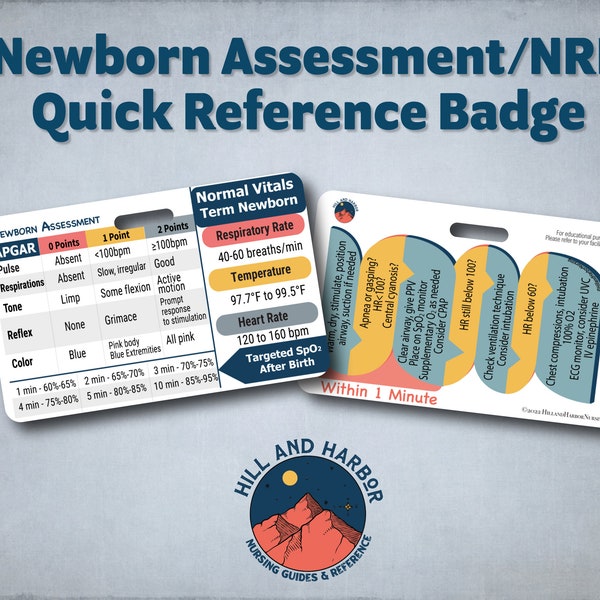 Paramedic Badge Reel Reference Cards - Etsy