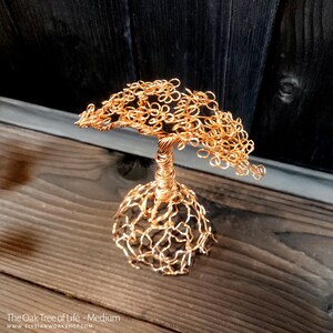 Copper Bonsai Oak Tree of Life Handmade Copper Sculpture Boho ...