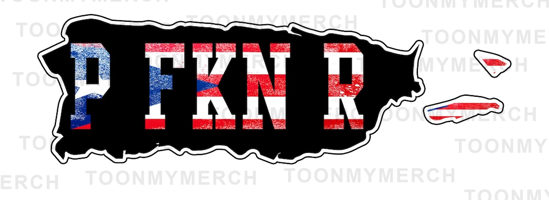 P FKN R Design, Puerto Rican Empowerment Design, P FKN R T-logo, Conejo ...