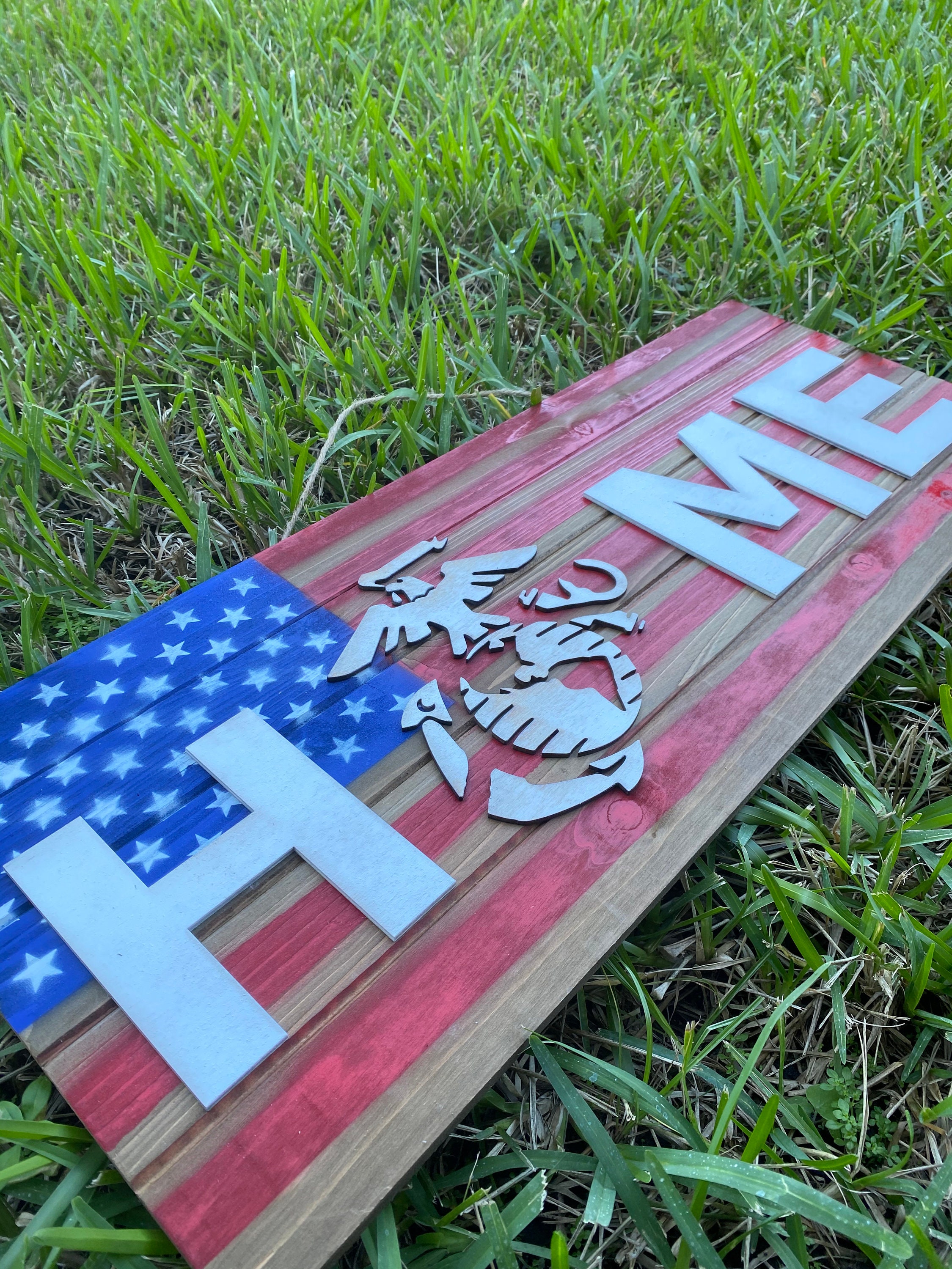 Marine Corps Home Sign | Marine Corps Home Decor | Marine Corps Gift - Etsy